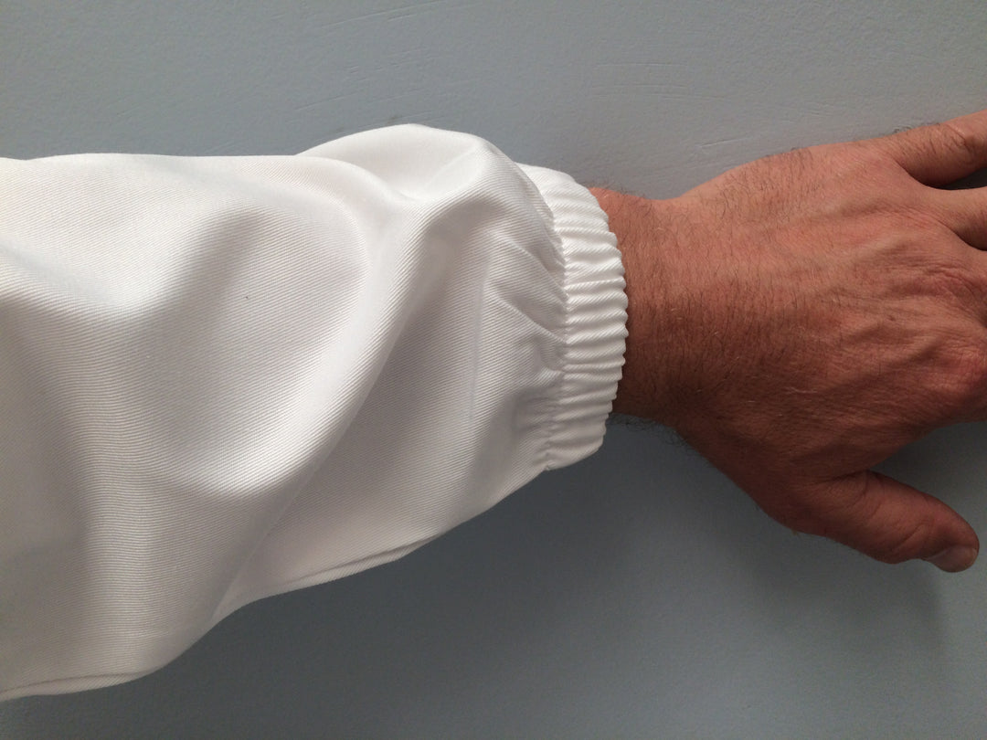 LAB COAT WHITE ELASTIC WRIST CUFF AUSTRALIA – PRESIDENT SAFETY WEAR